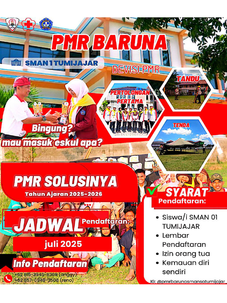 Formulir Pendaftran PMR Baruna | PDF