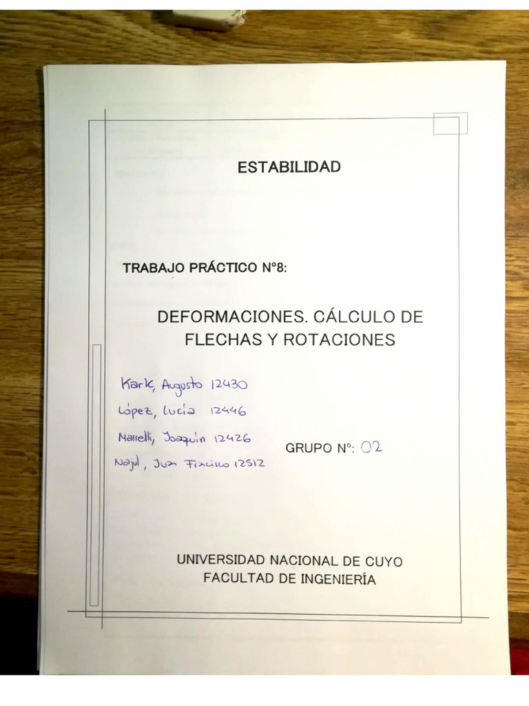 Estática TP8 | PDF