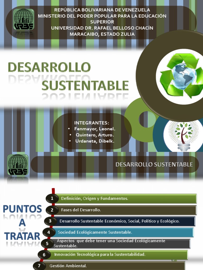 Hacia una sociedad ecológicamente sustentable: Definición, fundamentos ...