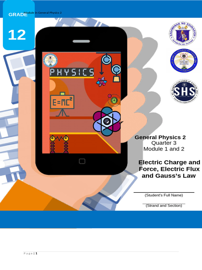 Electric Charge and Gauss's Law Module | PDF | Electric Charge ...