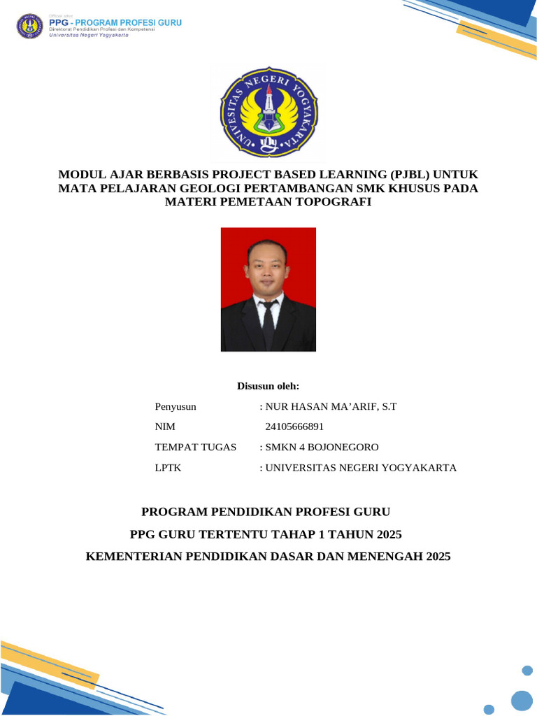 Modul Ajar Berbasis Project Based Learning | PDF