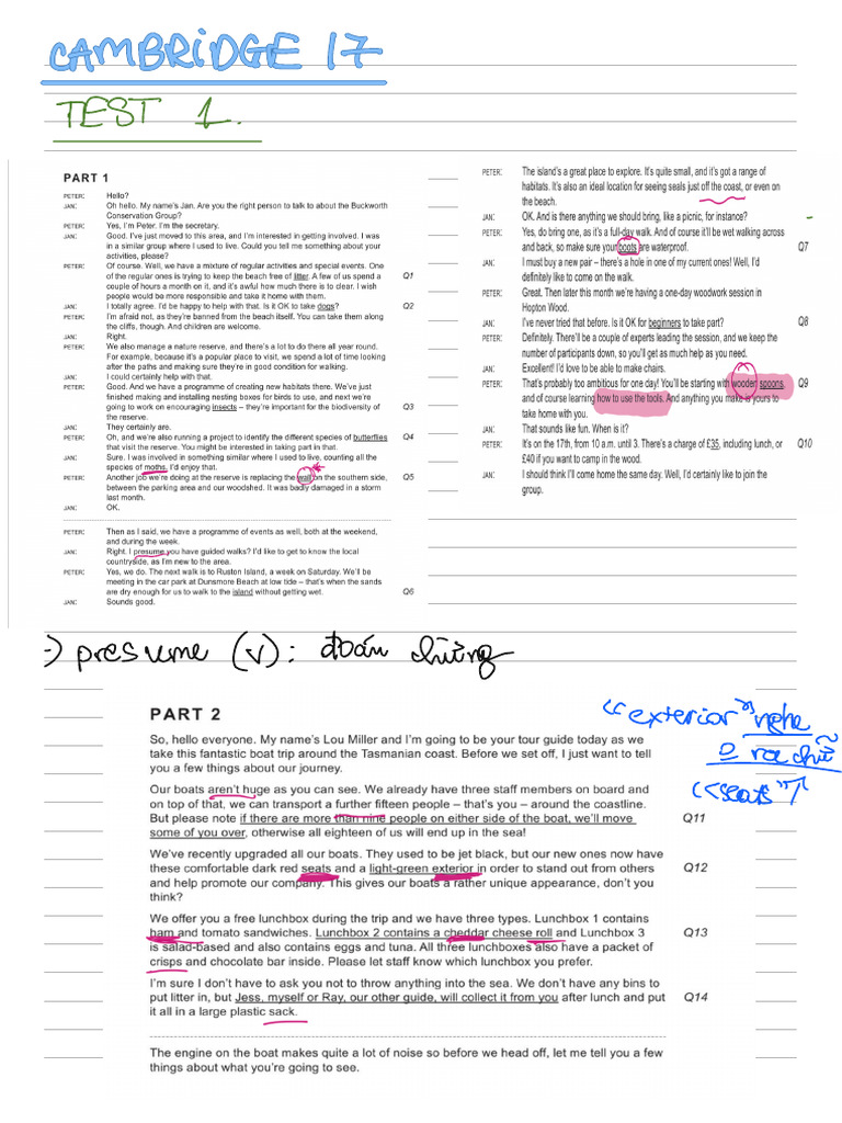 Vocab Listening | PDF
