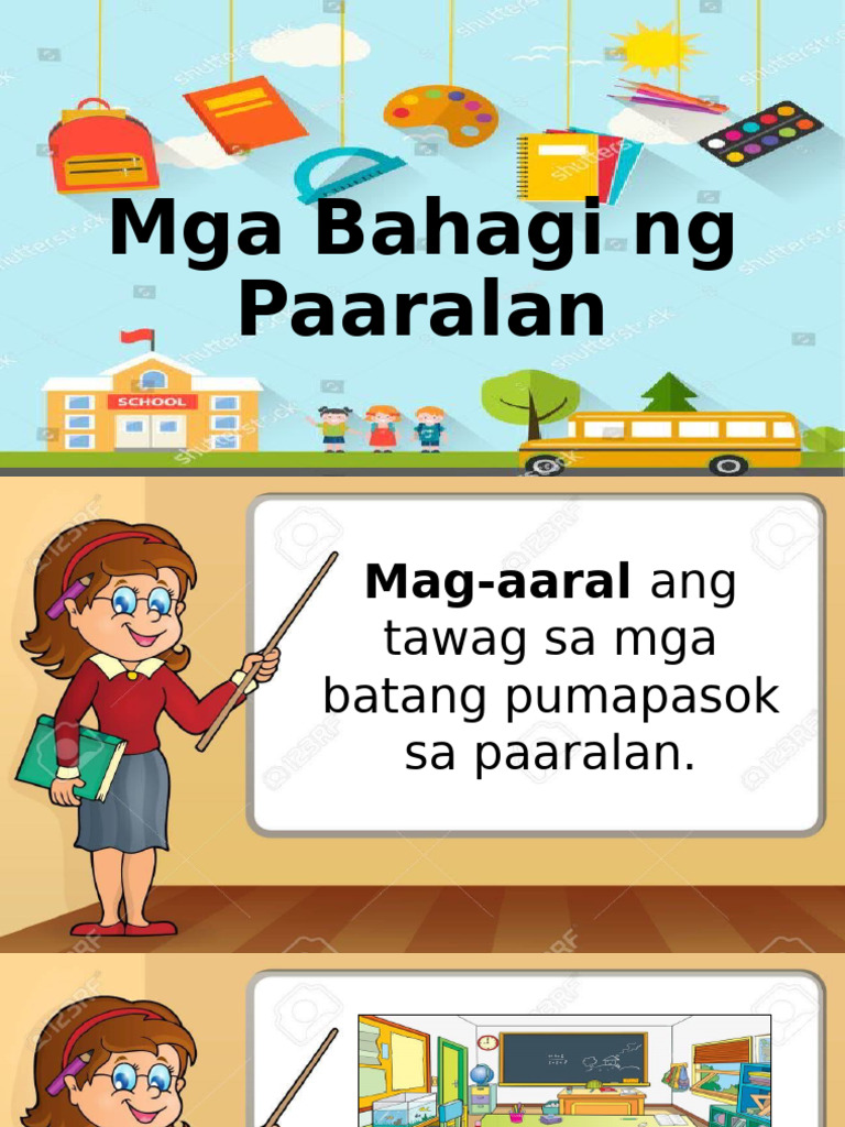 Lesson No. 6mga Bahagi NG Paaralan | PDF