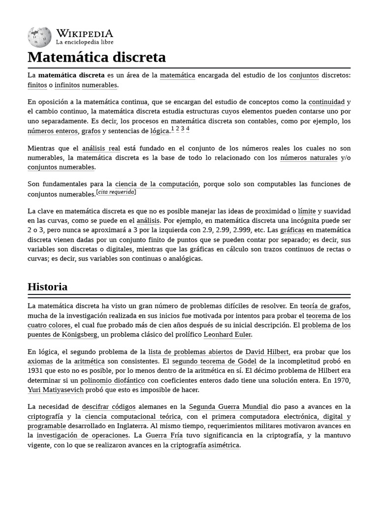 Matemática Discreta | PDF | Matemáticas discretas | Lógica matemática