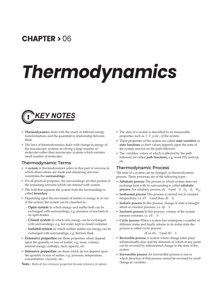 Thermodynamics | PDF | Enthalpy | Heat