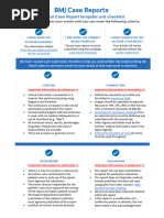 Template For A Case Report | PDF | Medical Diagnosis | Case Report