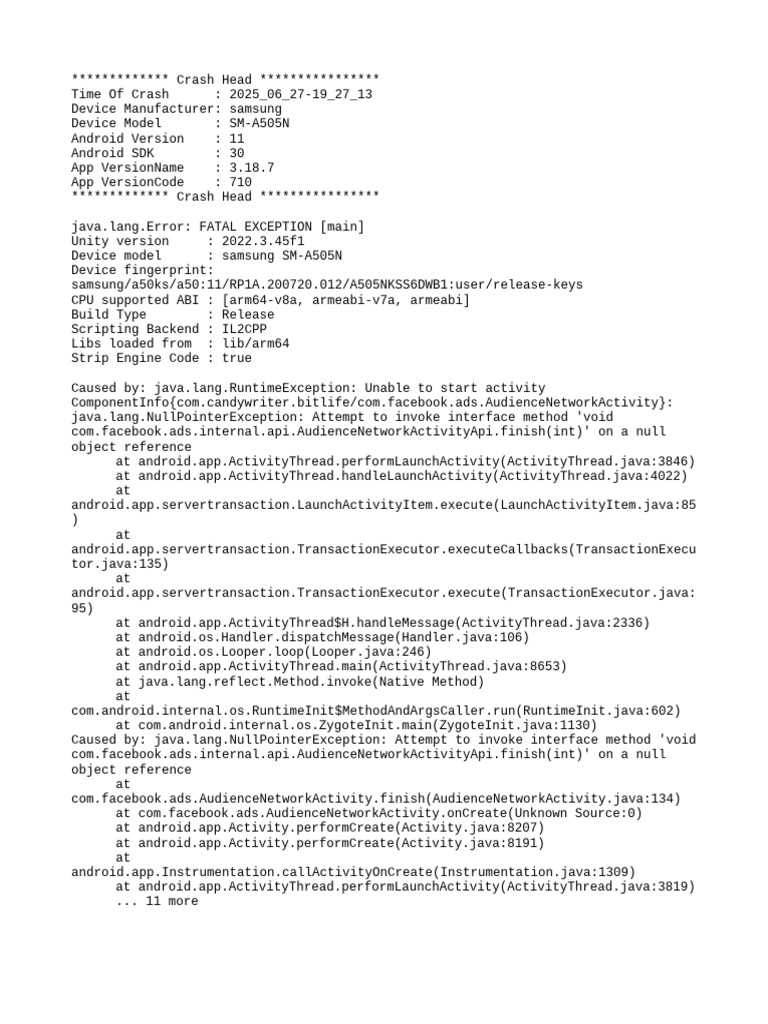 Mod Menu Crash 2025 06 27-19 27 13 | PDF | Java (Programming Language) | Android (Operating System)