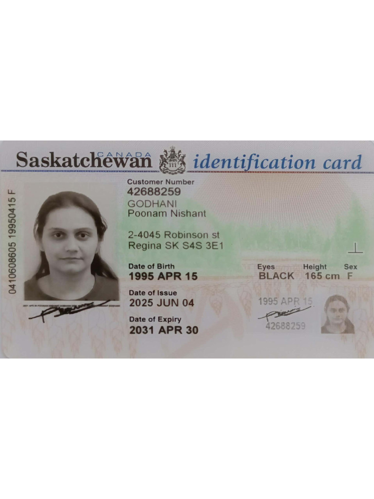 Sask ID | PDF