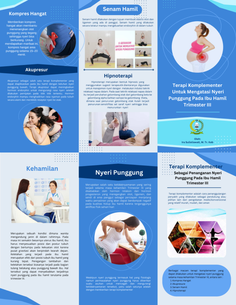 Leaflet Terapi Komplementer | PDF