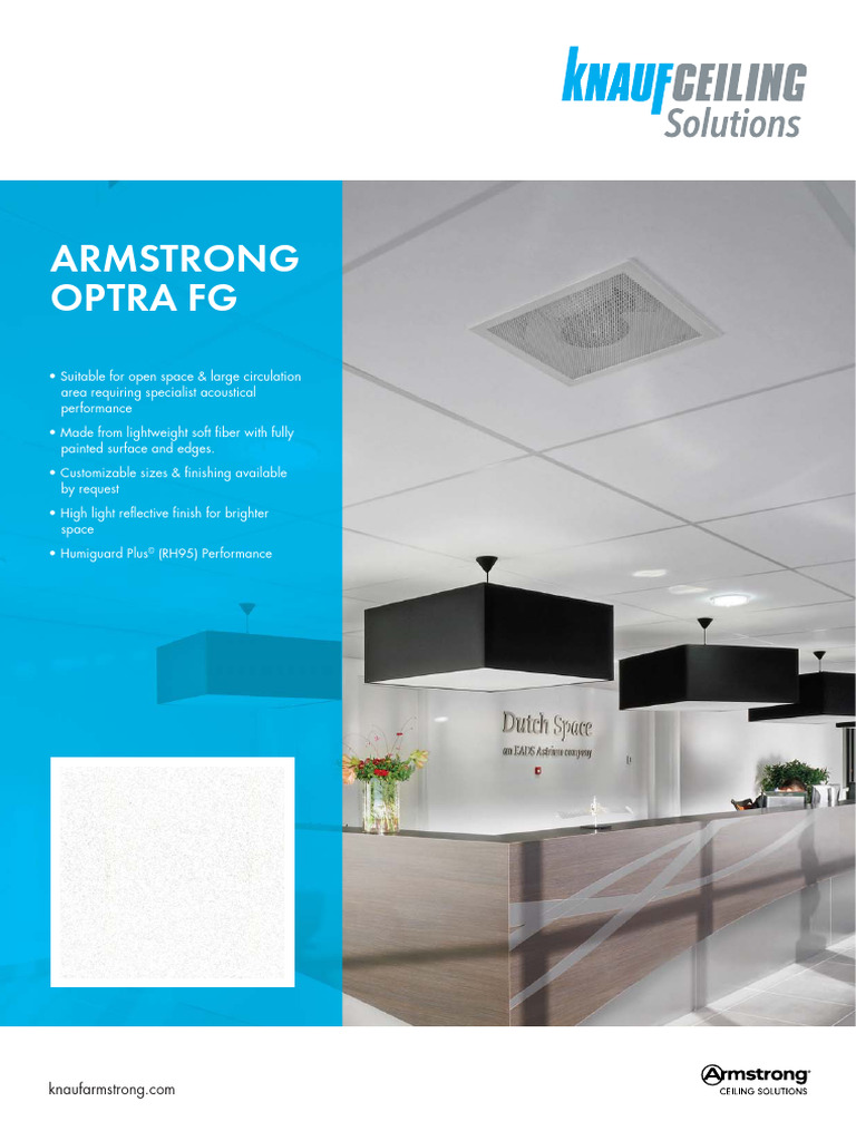 Armstrong Optra GF Specifications 1 | PDF | Materials | Physical Sciences
