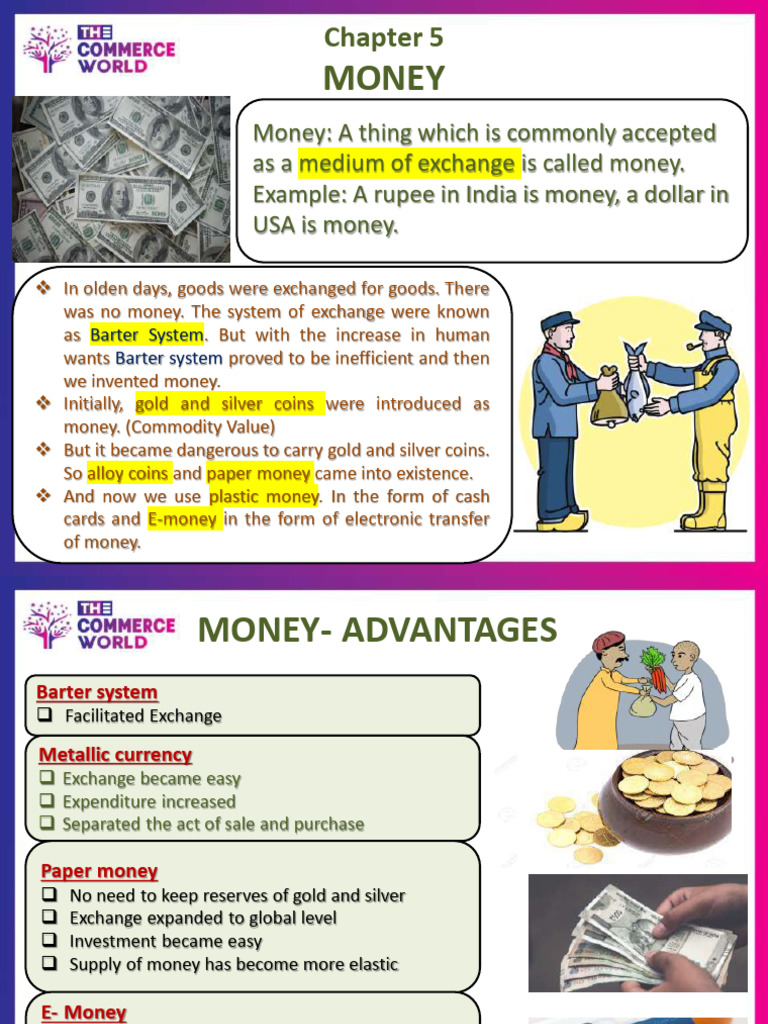 C12 TCW - Chapter 5 Money PDF 2 | PDF | Money Supply | Money