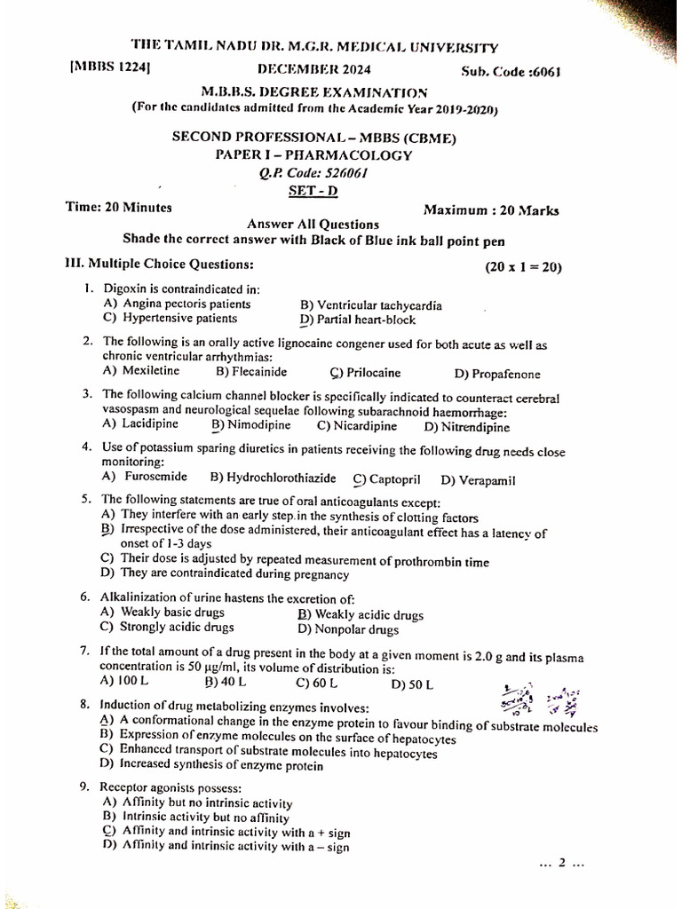 Pharma UN Paper 1 | PDF