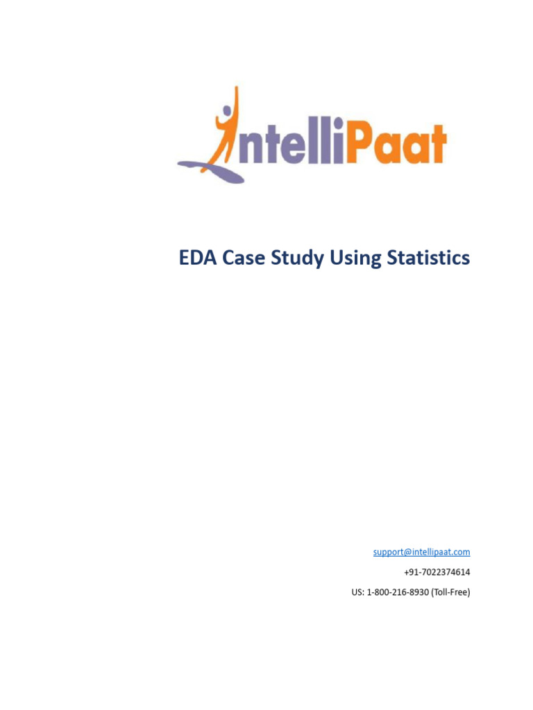 EDA Case Study Using Statistics | PDF