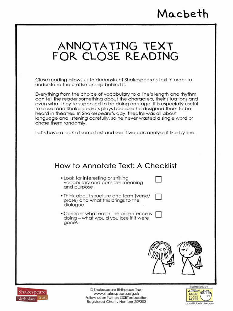 Annotating Macbeth | PDF