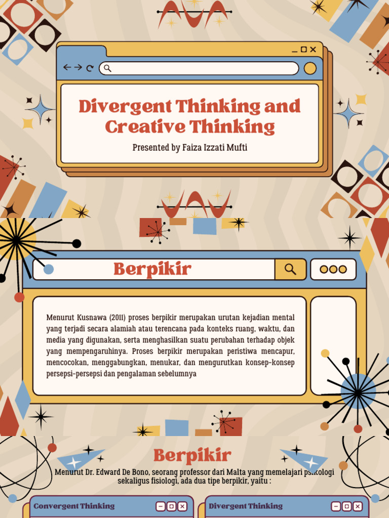 Divergent Thinking and Creative Thinking | PDF