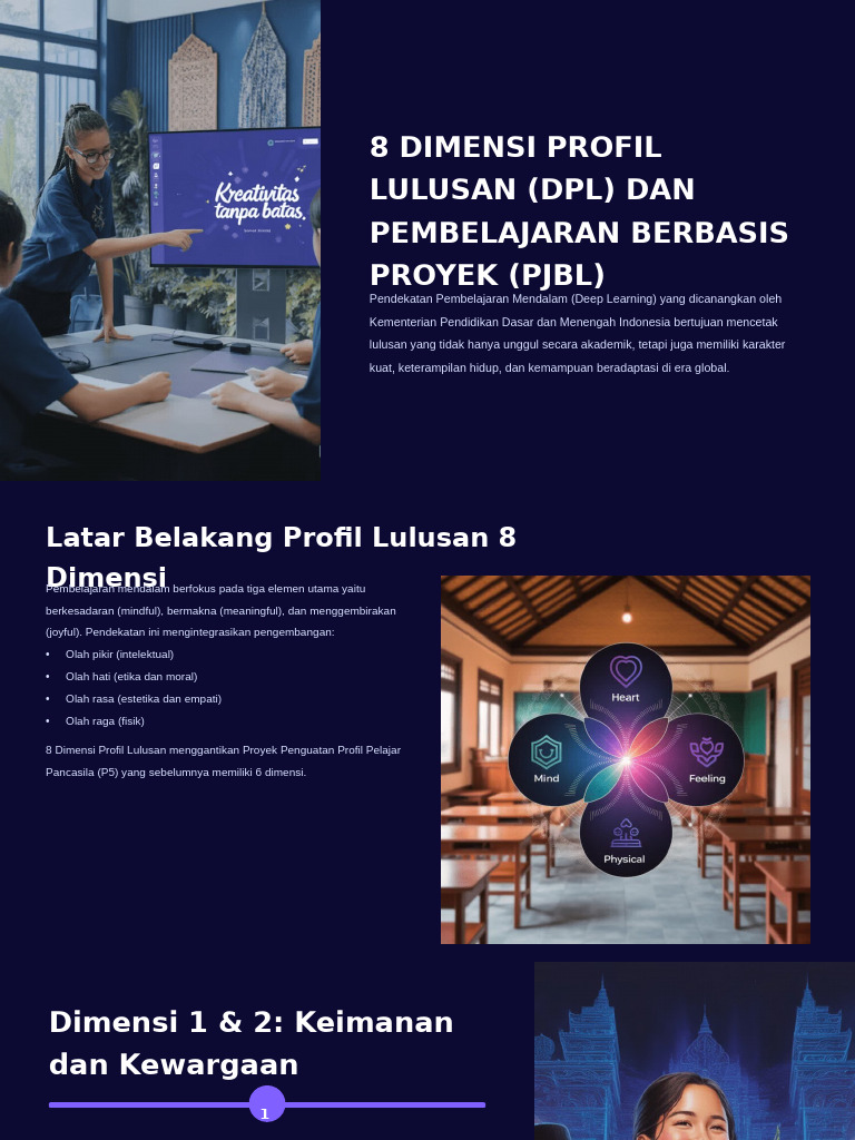 8 Dimensi Profil Lulusan dalam PjBL | PDF