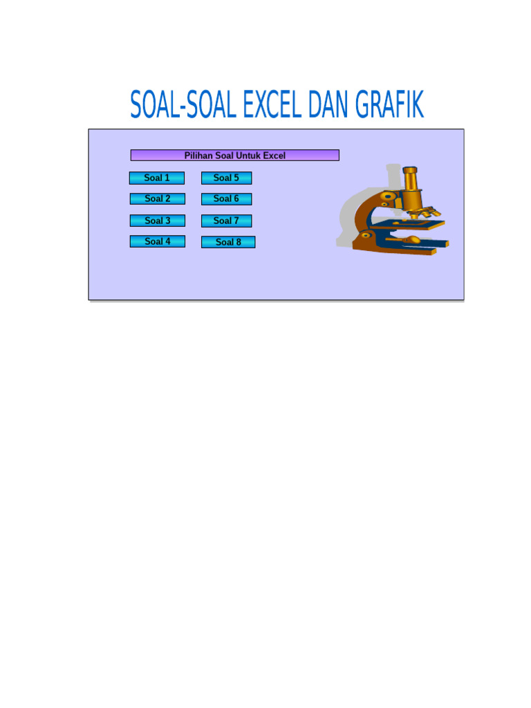 Latihan Soal Excel 1 | PDF