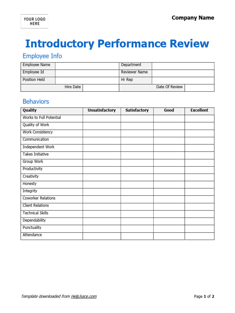 1584586412724 7 New Employee Performance Review Form (1) | PDF