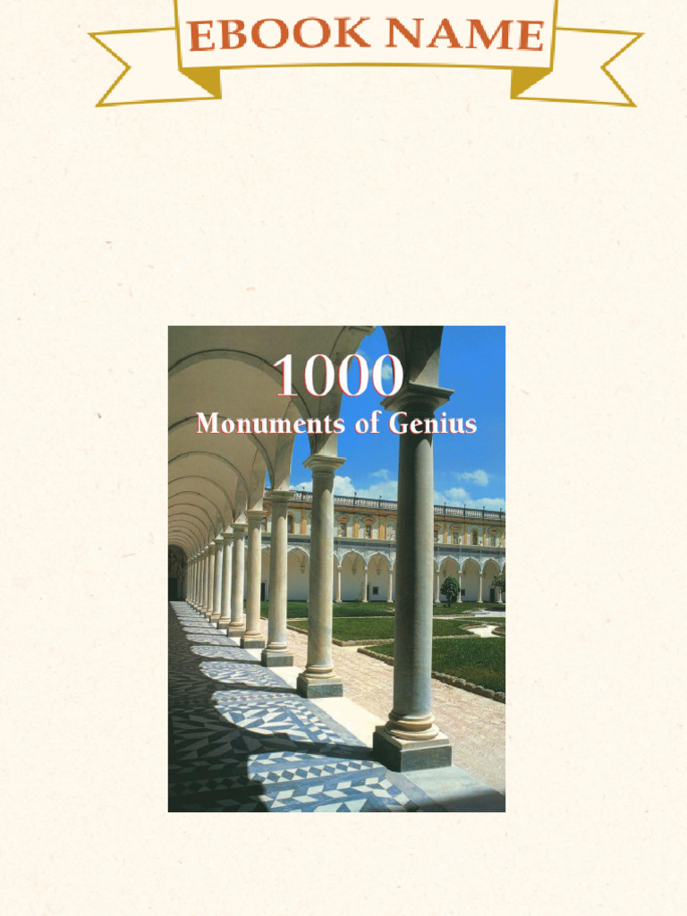 1000 Monuments of Genius 1st Edition Christopher E.M. Pearson Download ...