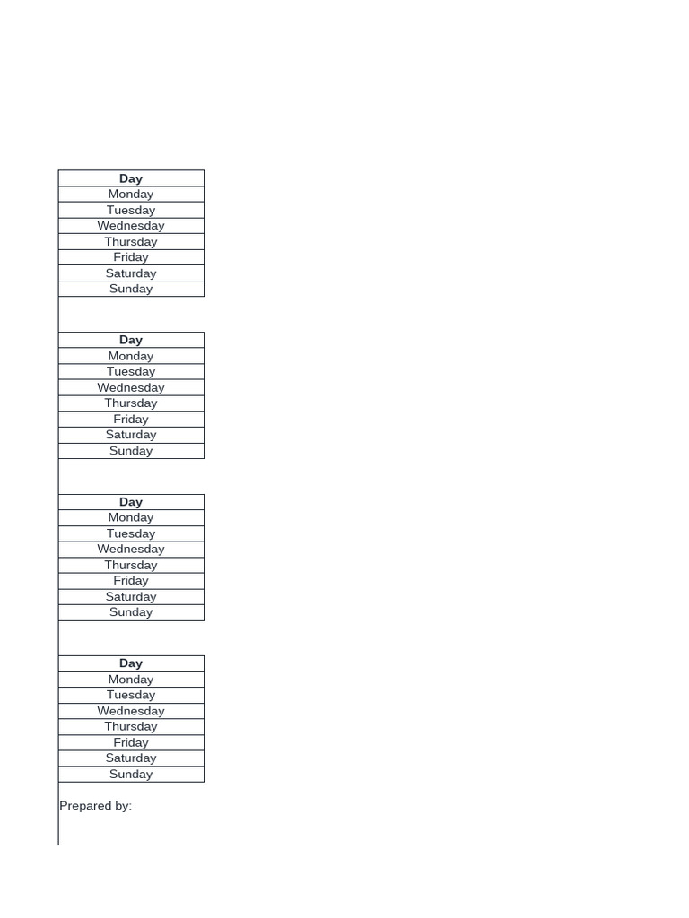 Athletics Training Schedule Overview | PDF