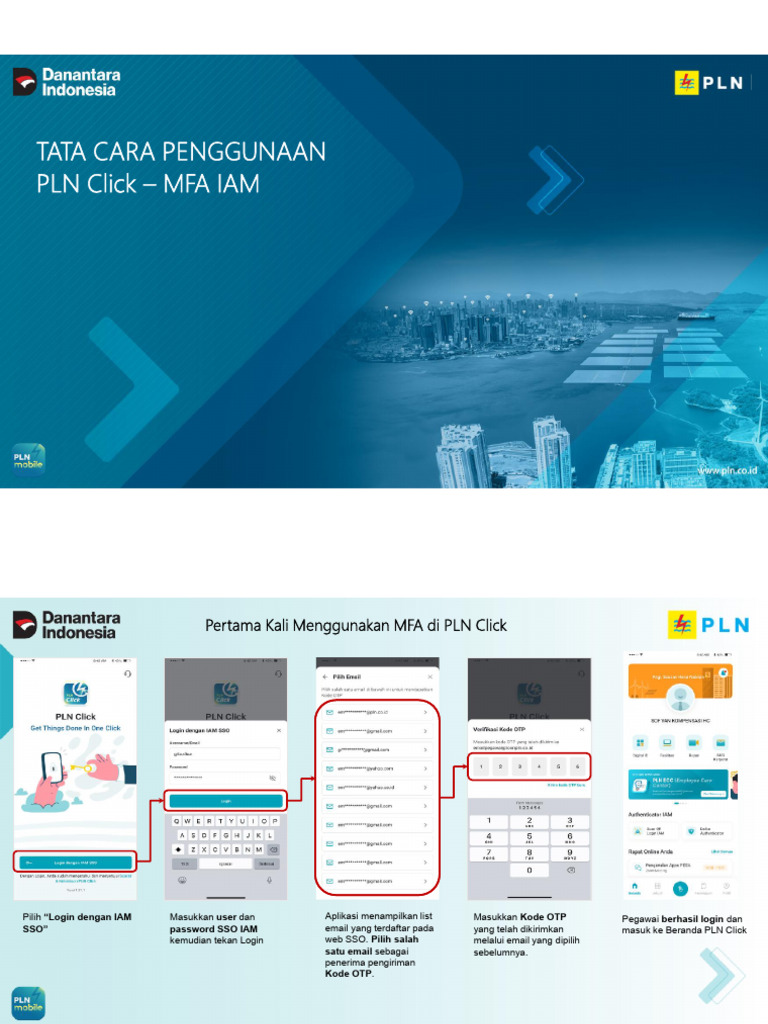 Sosialisasi Implementasi MFA IAM Di PLN CLICK | PDF