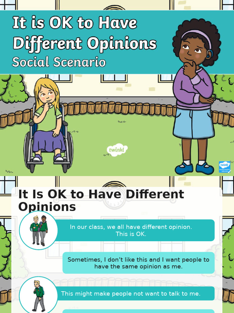 Embracing Different Opinions in Class | PDF