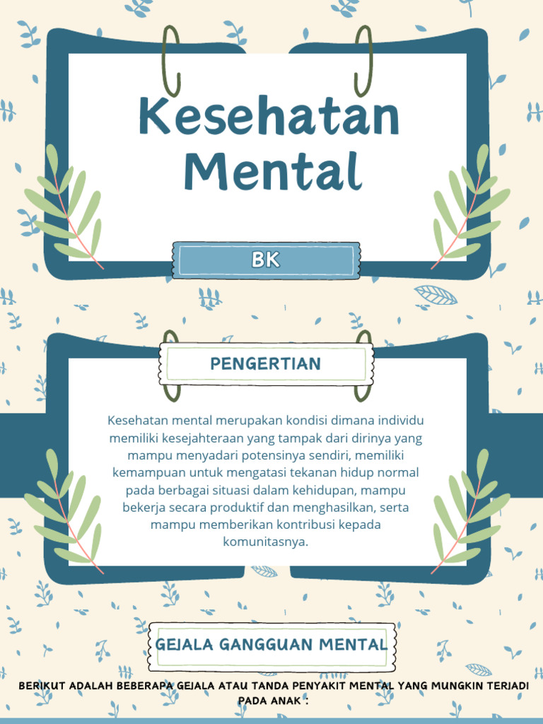 Kesehatan Mental | PDF