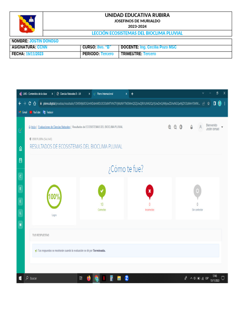 Ecosistemas del Bioclima Pluvial | PDF