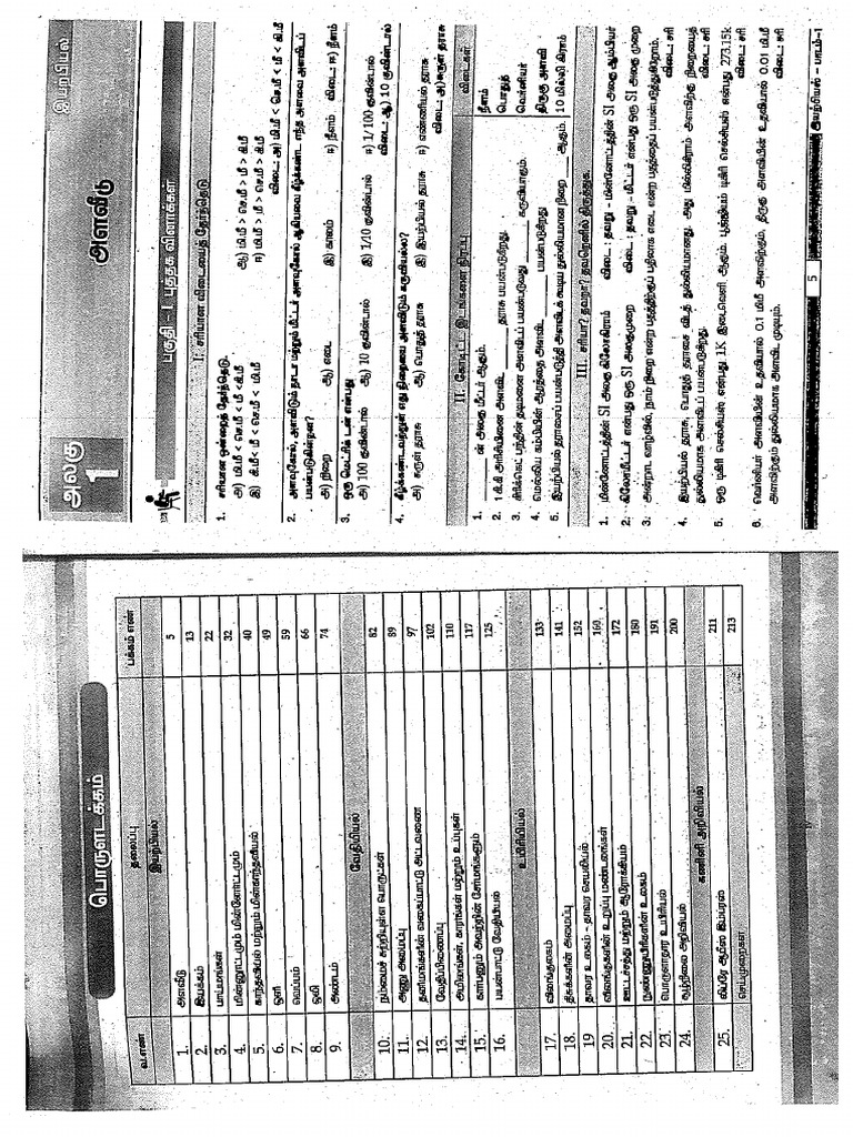 9th Science TM PT | PDF