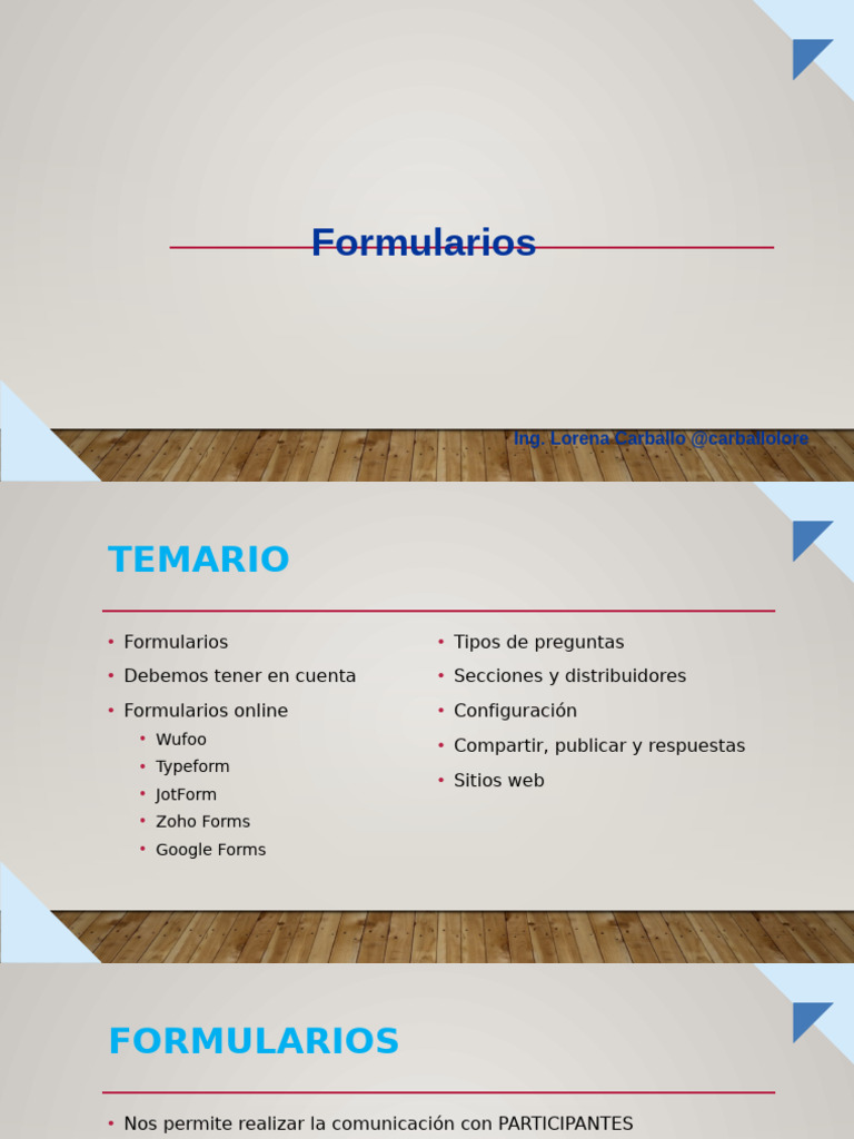 Presentacion 3 Forms | PDF | Informática | Red mundial