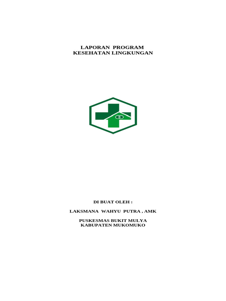 Laporan Tahunan Program Kesling Narasi 1 | PDF