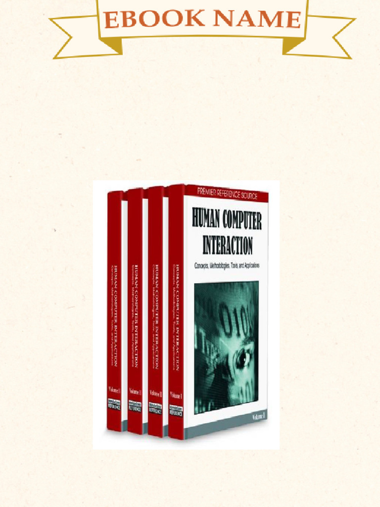 Human Computer Interaction Concepts Methodologies Tools and Applications 1st Edition Panayiotis ...