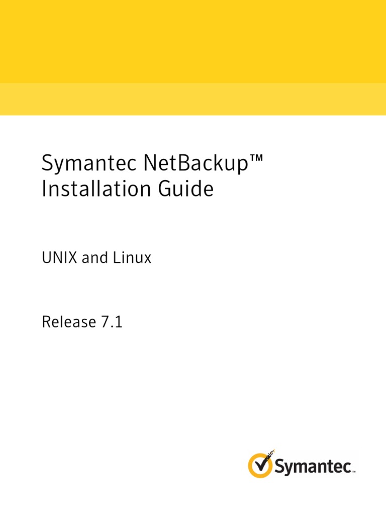 NetBackup Install UNIX | PDF | Business