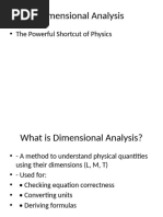 Dimensional Analysis 50 Questions | PDF | Force | Theoretical Physics