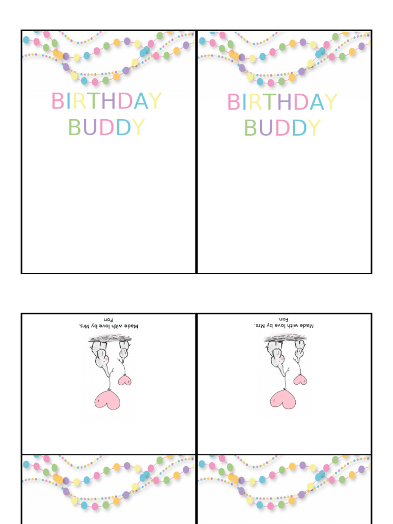 Birthday Buddy | PDF