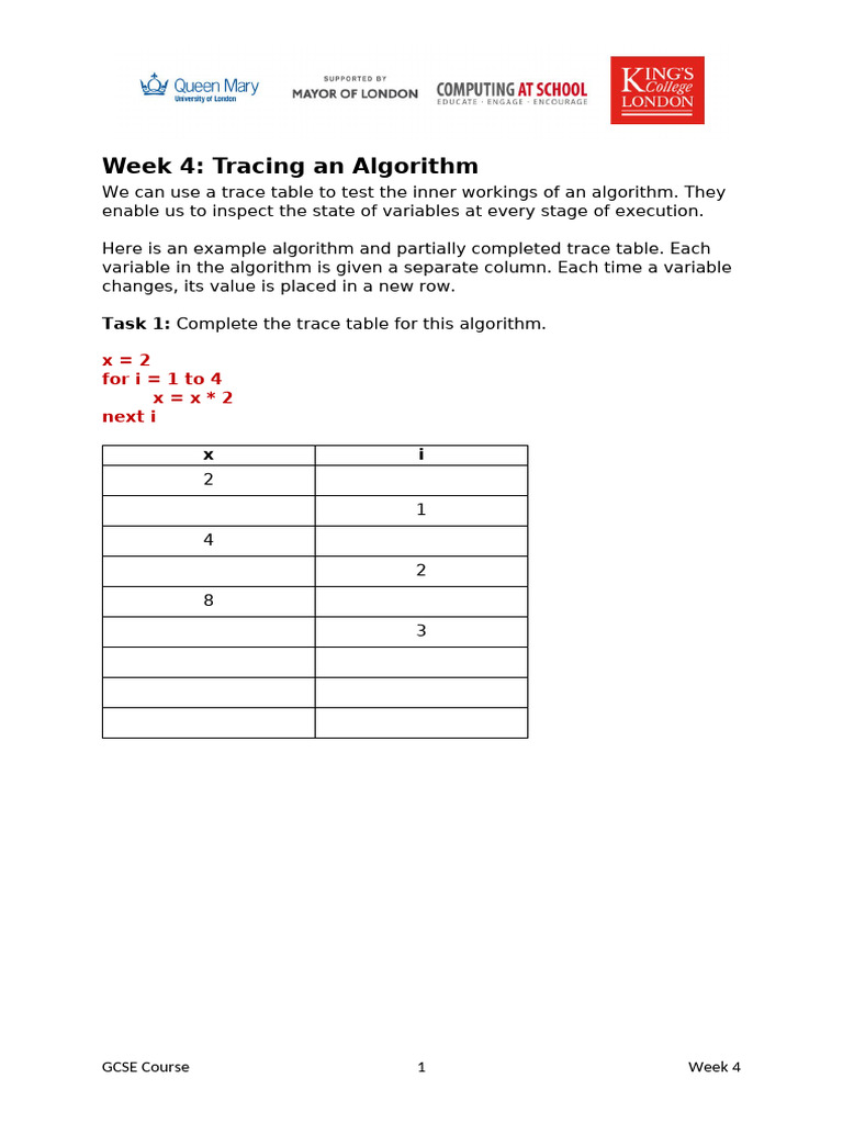 Gcse Session 4 Class Activity 2 | PDF