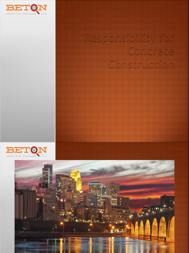 Concrete Construction Responsibility Guide | PDF | Concrete ...
