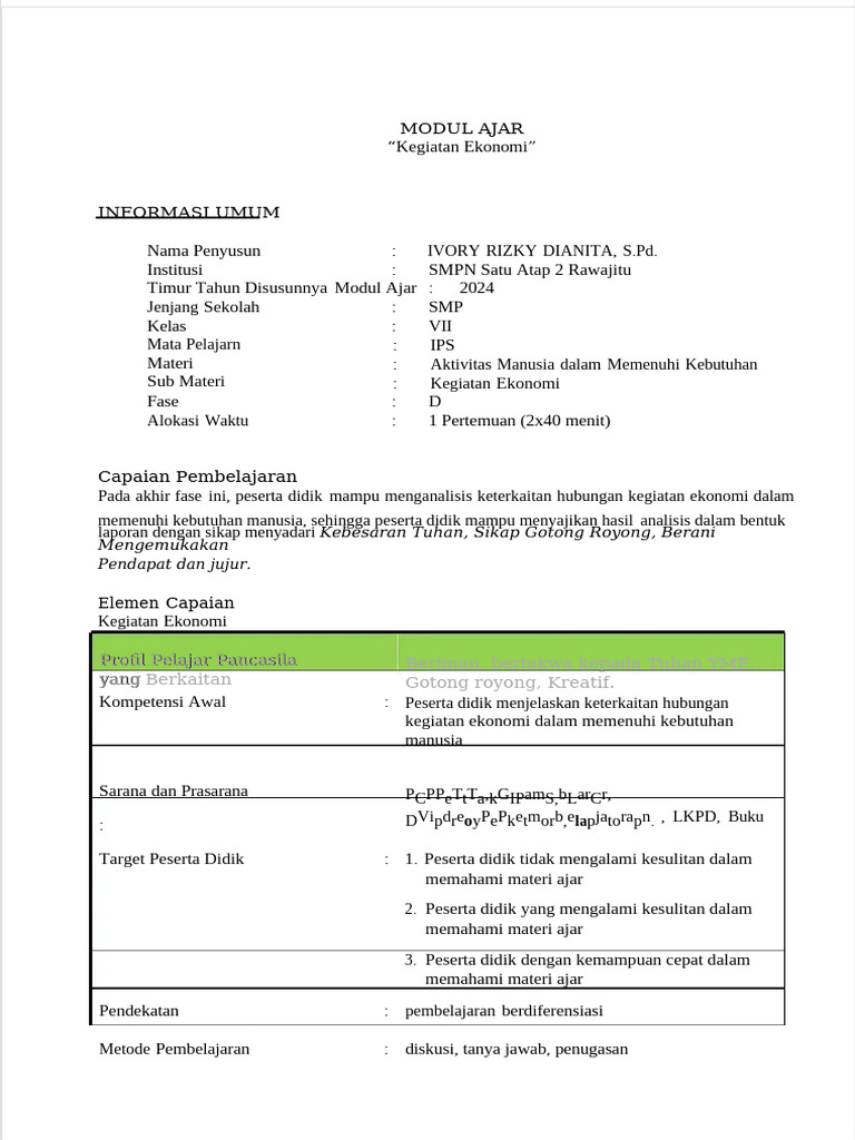 PDF P Classtruncatedtext Module Lineclamped 85ulhh Style Max Lines5modul Ajar Kegiatan Ekonomi P ...