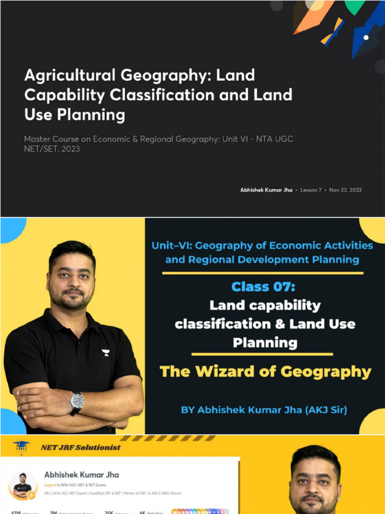 Agricultural Geography Land Capab No Anno 1751340021324 | PDF