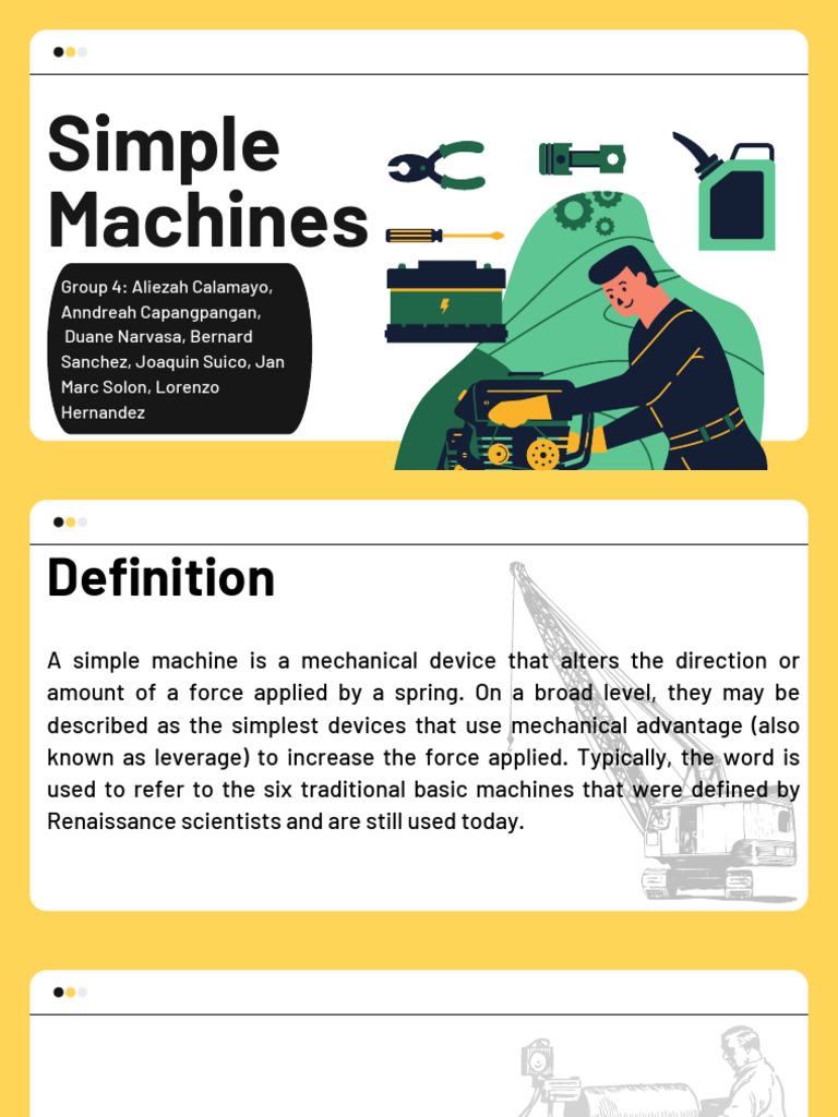 Overview of Simple Machines | PDF | Machines | Lever