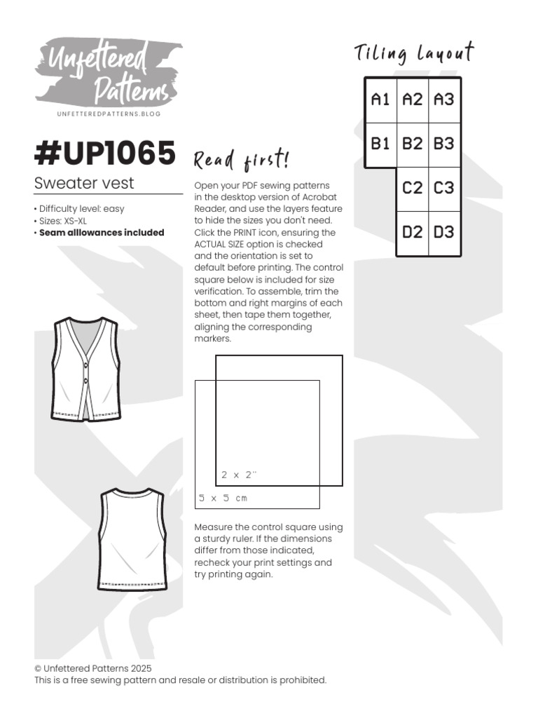 UP1065 A4 LETTER Compressed | PDF | Seam (Sewing)