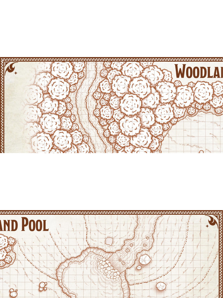 Dragonlance: Darken Wood Map | PDF