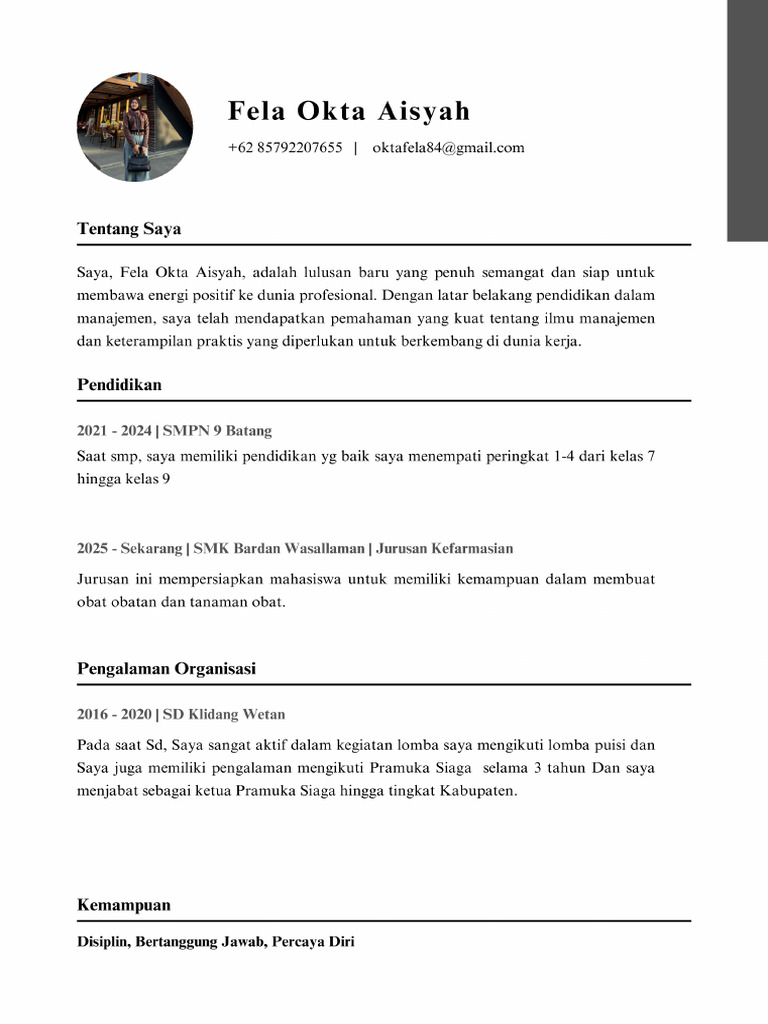 Fela Okta Aisyah PDF | PDF