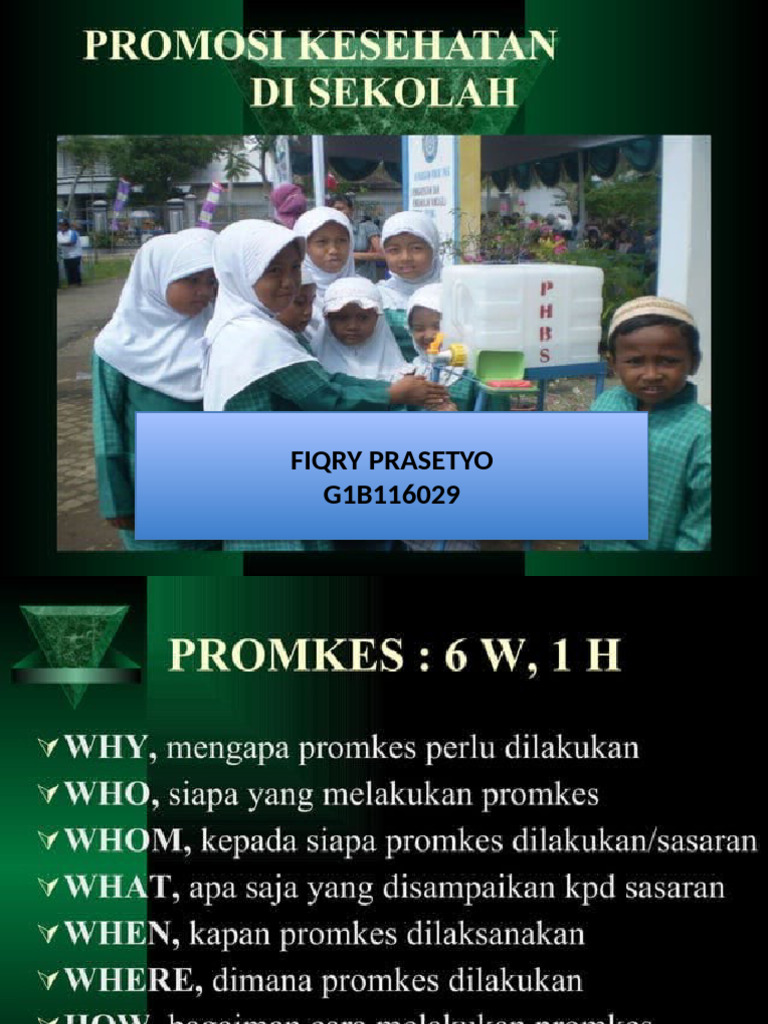 Promkes Anak Sekolah | PDF
