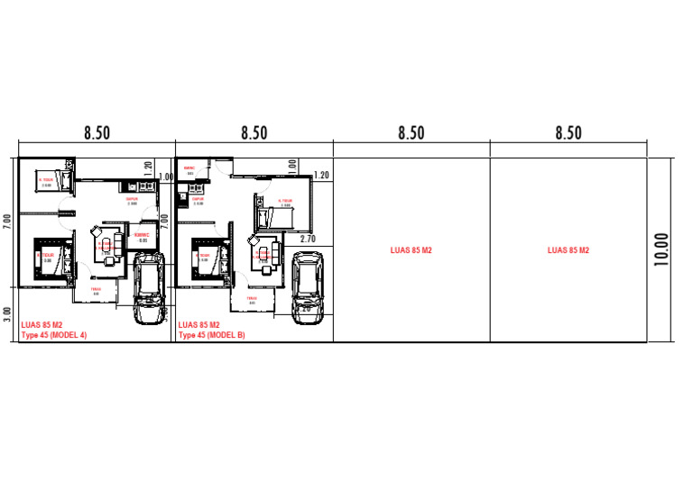 Type 45 House Model Floor Plan | PDF