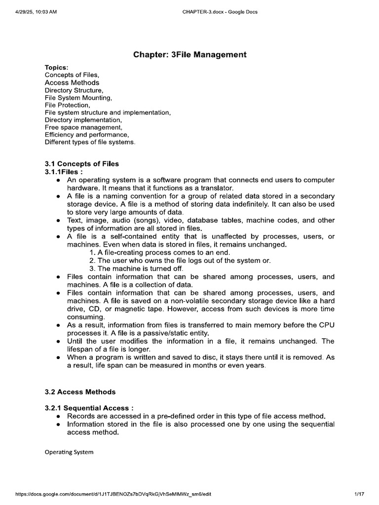 Os Chapter 3 1 | PDF
