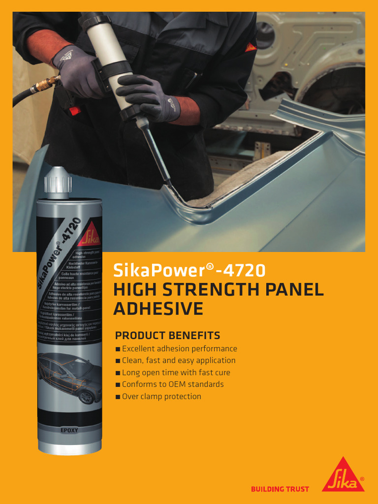 SikaPower®-4720 High Strength Adhesive | PDF | Adhesive | Welding