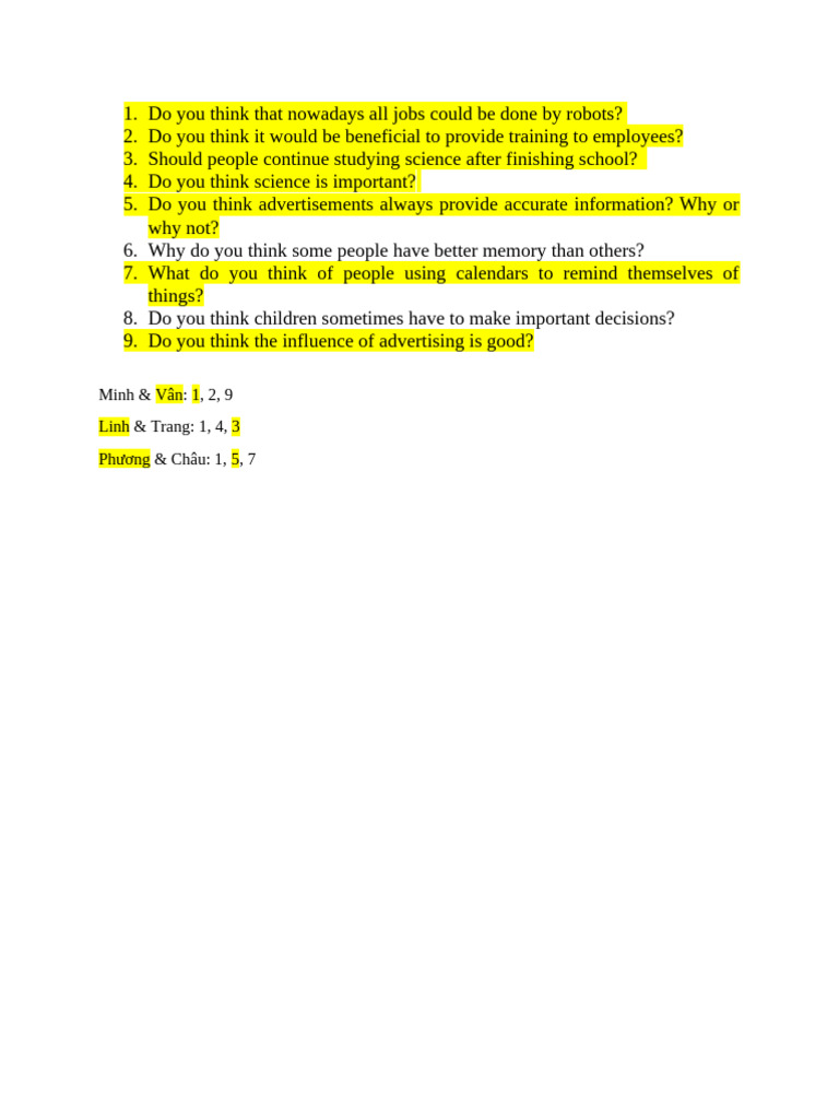 Speaking Part 3 - Opinion - SN.8 - 17.07.2025 | PDF