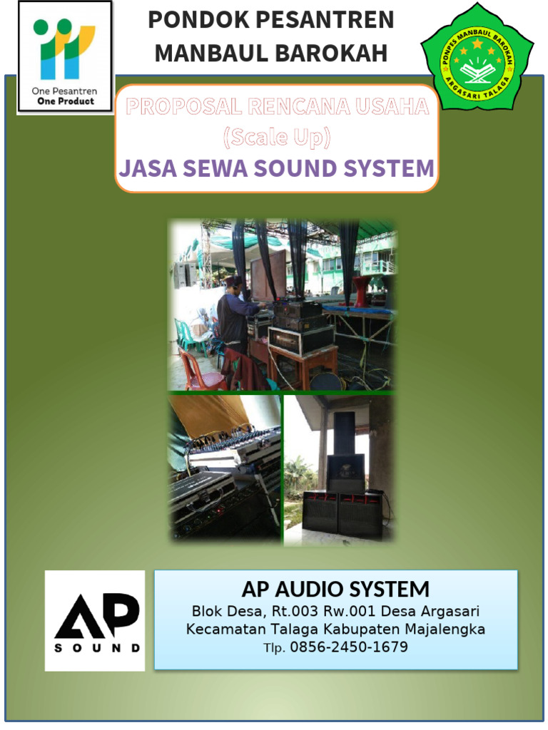 Proposal Scale Up Opop Mb | PDF