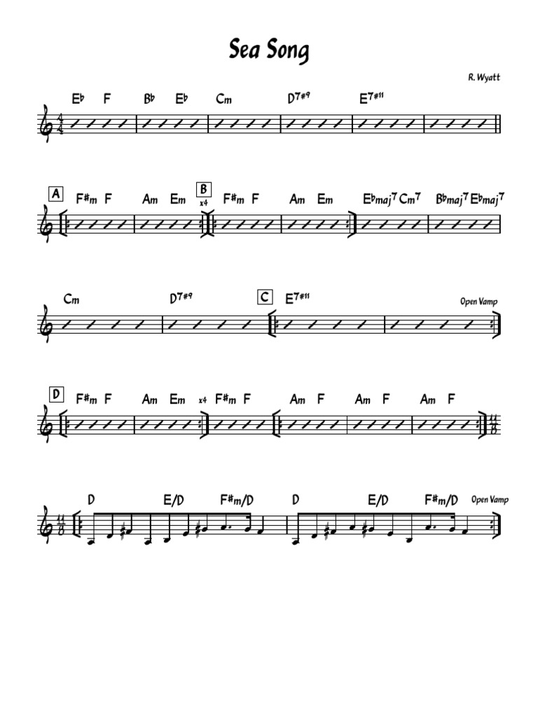 Sea Song | PDF